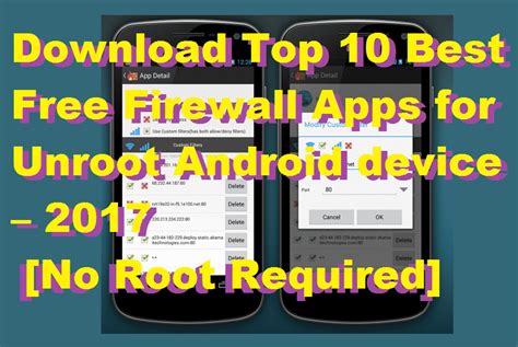 Top 10 Best Free Firewall Apps For Android Device 2018 Updated