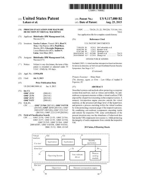 process evaluation for malware detection in virtual machines pdf