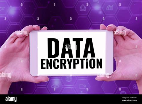 Conceptual Caption Data Encryption Business Approach Conversion Of Data Into Code For