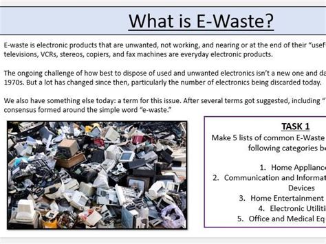 E Waste How Disposable Is E Waste Geography Sustainability