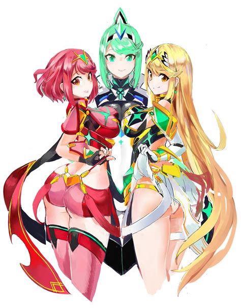 Pyra Mythra And Pneuma Xenoblade Chronicles And 1 More Drawn By Tim A9243190a Danbooru