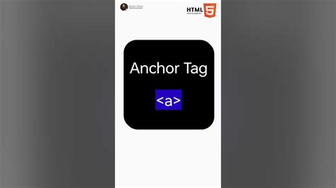 Anchor Tag Webdevelopmenthtmllinksanchortagcodehyperlinkswebdesignprogramming