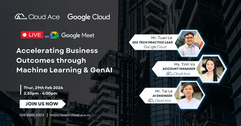 [webinar Online] Accelerating Business Outcomes Through Machine Learning And Genai