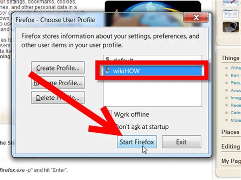 How To Create A Firefox Profile 7 Steps With Pictures Wikihow