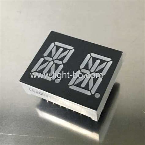 ultra bright red 2 digit 13 8mm alphanumeric 14 segment led display