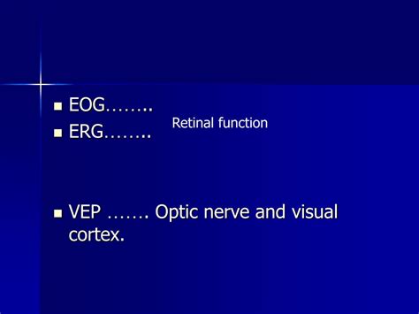 Ppt Visual Electrodiagnostic Testing 8 Powerpoint Presentation Free Download Id 1800262