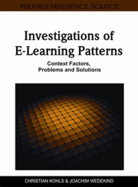 Investigations Of E Learning Patterns Ebook Alletext