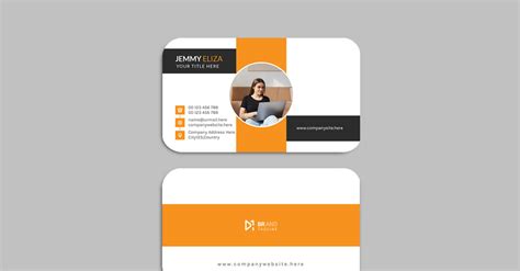 Шаблон оформлення сучасних професійних корпоративних візиток