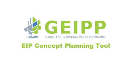 Eip Concept Planning Tool Eco Industrial Parks Eip Geipp