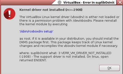 Virtualbox Error After Installing New Linux Kernel 44 Ask Ubuntu