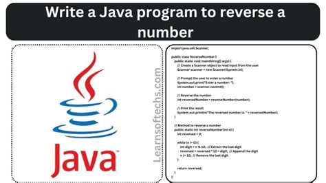 java program to reverse a number solution learn software technologies