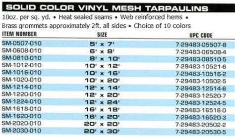 Tarpaulins Chicago Dropcloth And Tarpaulin
