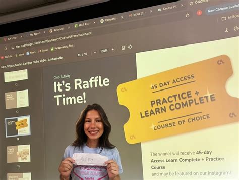 Utampa Actuarial Club Huge Thanks For Everyone Who Joined Us For Our Ca Orientation Meeting