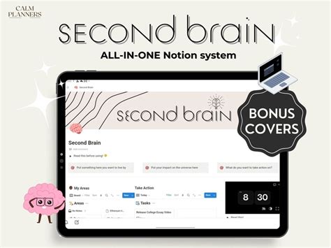 Notion Second Brain Template Notion Dashboard Notion Template 2023 Notion Planner Notion All