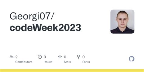 Github Georgi07codeweek2023