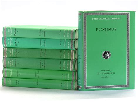 Plotinus Seven Volume Set Loeb Classical Library Enneads Books 1 6 With Life Of Plotinus By