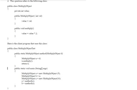 Solved Just Before Exiting This Program What Are The Values