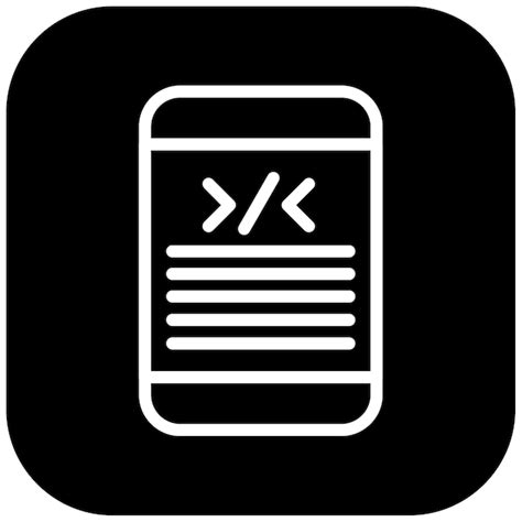 Premium Vector Application Coding Vector Illustration