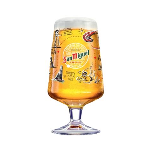 San Miguel Limited Edition Beer Glass Pint20oz Garagebar