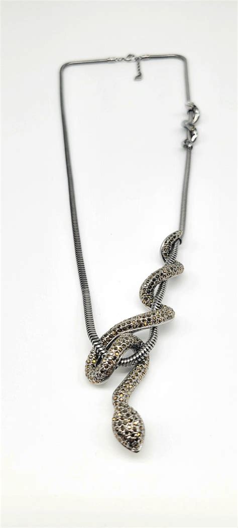 Vintage Snake Necklace Vintage Gem