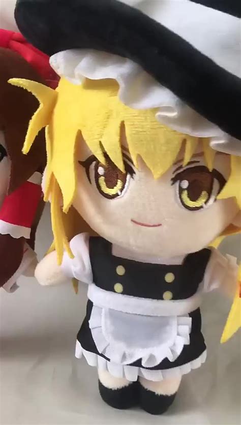 20cm Kawaii Touhou Project Plush Dolls Hakurei Reimu Anime Stuffed Plushie Koishi Marisa Cosplay