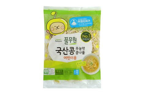 풀무원 우리 아이들을 위한 맞춤형 신제품 ‘어린이용 국산콩 무농약 콩나물 출시