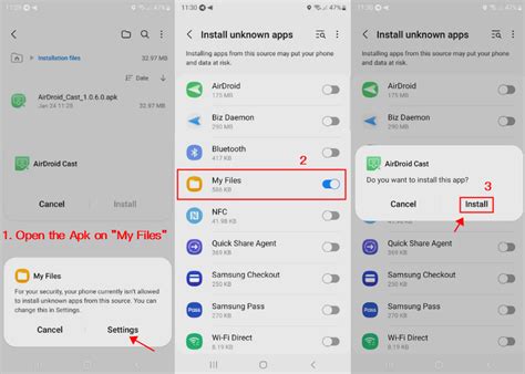 androidに不明なソースからアプリをインストールする方法‐airdroid