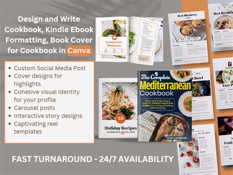 Stunning Design Cookbook Kindle Ebook Formatting Book Cover For