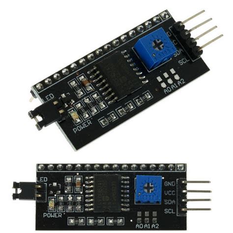 I2c Pcf8574t Pcf8574at Board Module Arduino 1602 2004 Lcd Display Shopee Thailand