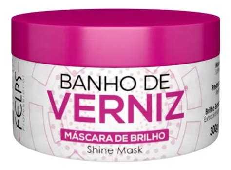 Máscara Capilar Banho De Verniz Brillo Extremo Felps Gr Cuotas sin interés