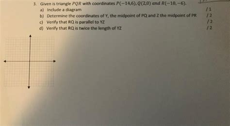 [answered] Given Is Triangle Pqr With Coordinates P 14 6 Q 2 0 And Kunduz