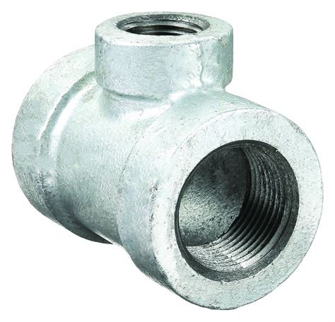 Galv Red Tee1x12 Inmall Iron Grainger