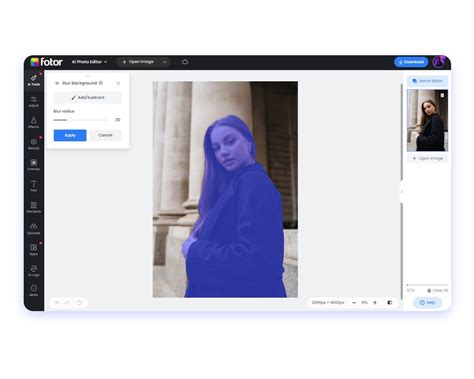Blur Image Free Online Photo Blur Editor Fotor