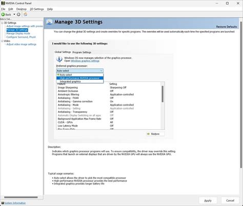 How To Set The AMD Or Nvidia Video Card As The Default On Dell Laptops That Have Switchable