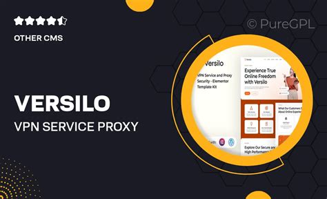 Download Versilo Vpn Service And Proxy Security Elementor Template Kit