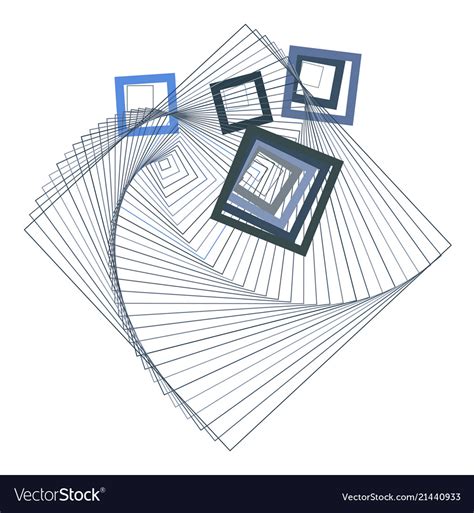 Abstract Conceptual Geometric Square Rectangle Vector Image
