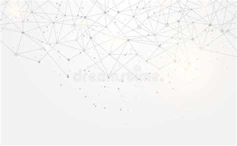 Modern Abstract Network Science Connection Technology Internet A Stock Vector Illustration Of