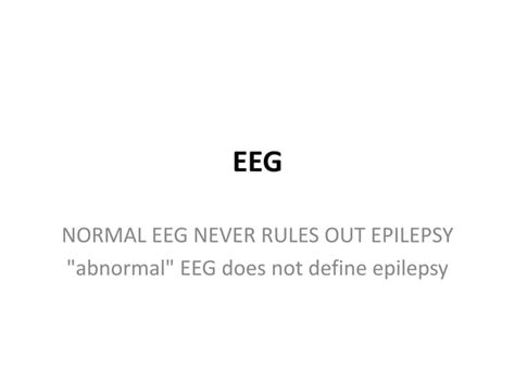 Eeg Basics Part 1 Ppt