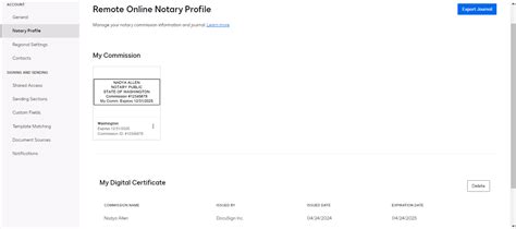 Notarial Digital Certificates