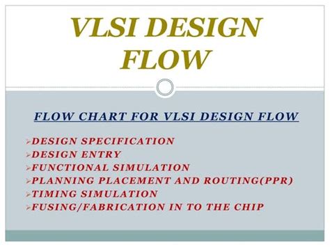 Introduction To Vlsi Design Ppt Introduction To Vlsi Design Ppt