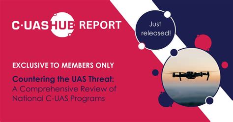 Report Just Released Countering The Uas Threat A Comprehensive Review Of National C Uas
