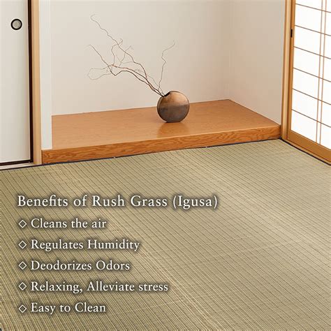 Tatami Mat 100 Japanese Rush Grass Area Rug Goza Igusa Traditional