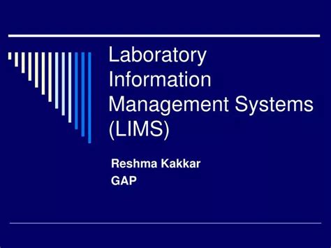 Ppt Laboratory Information Management Systems Lims Powerpoint
