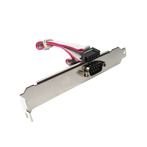 100 개몫 Kefu 직렬 9 핀 Rs232 Db9 마더 보드 Com 포트 리본 케이블 커넥터 브래킷컴퓨터 케이블 And 커넥터