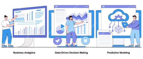 Premium Vector Business Analytics Datadriven Decision Making