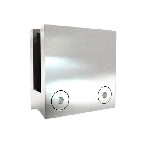 Square Side Glass Clip With Curved Base Easiahome