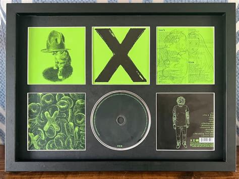 Ed Sheeran Retro Cd Wall Displays R Edsheeran