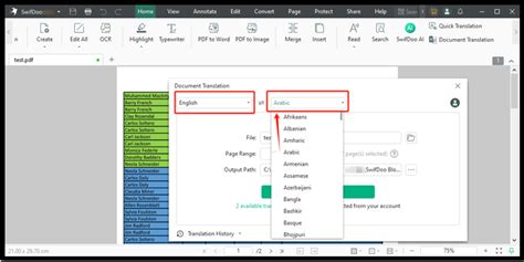 How To Translate Excel Sheet From English To Arabic