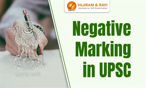 Negative Marking In Upsc Prelims Csat Gs1 And Mains