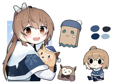 Nanashi Mumei Friend Smol Mumei Hootsie And Hooman Hololive And